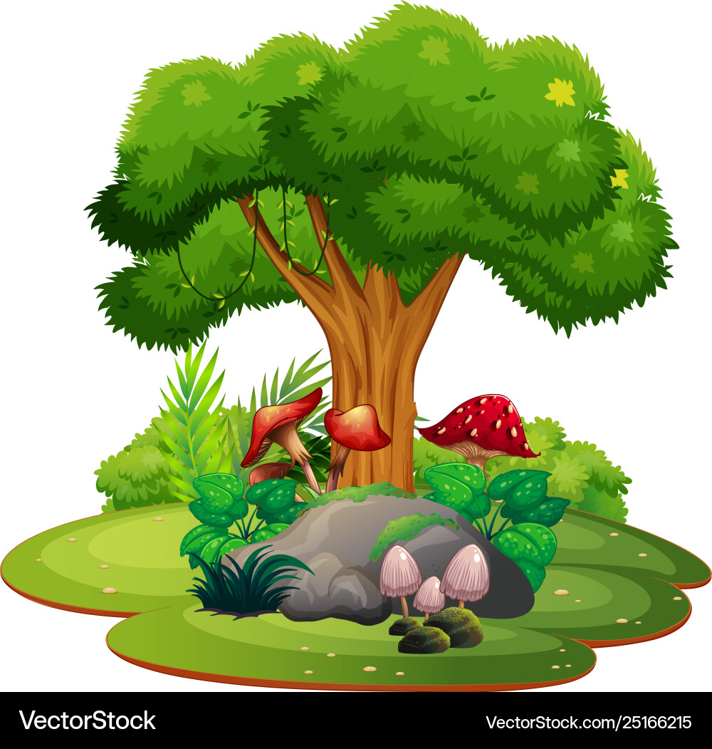 A beautiful nature landscape Royalty Free Vector Image