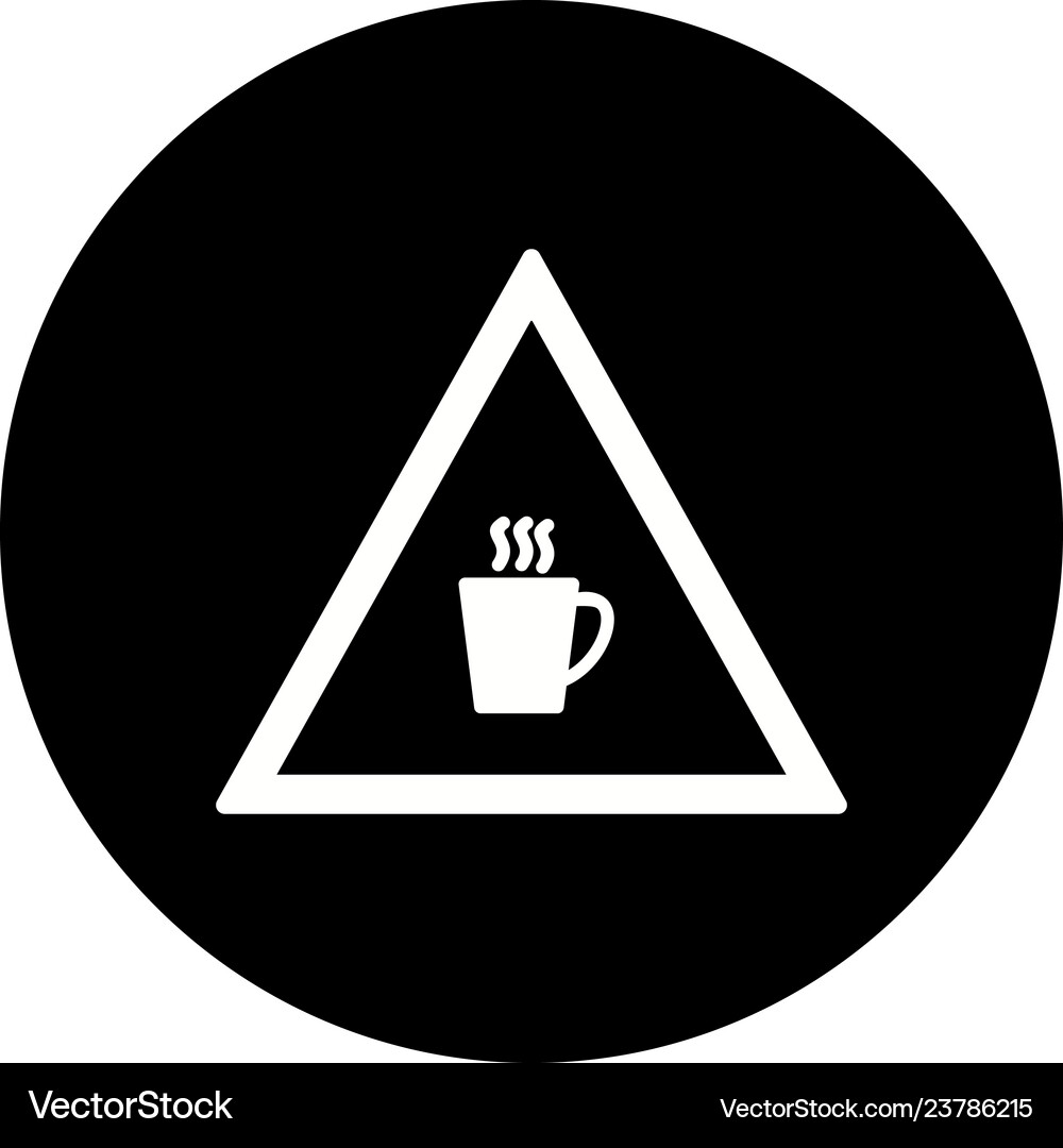 Cafeteria road sign icon Royalty Free Vector Image