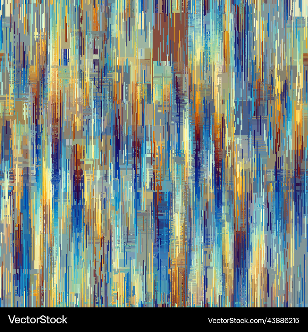 Image with imitation of grunge datamoshing Vector Image