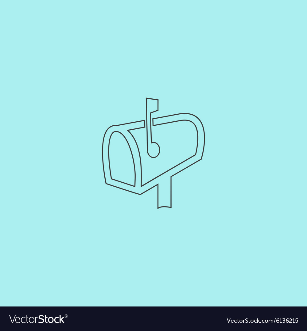 Mailbox icon Royalty Free Vector Image - VectorStock