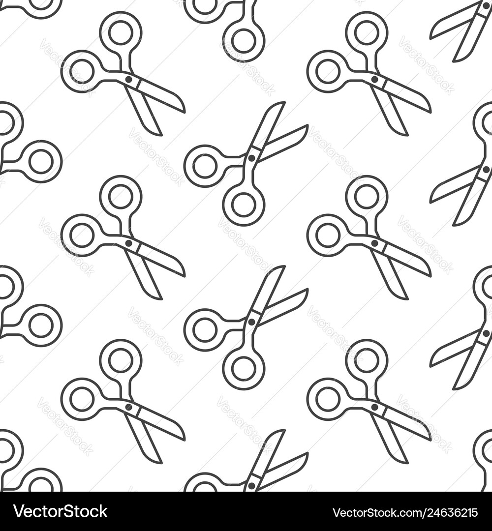 School Supplies Sewing Pattern Royalty Free Vector Image