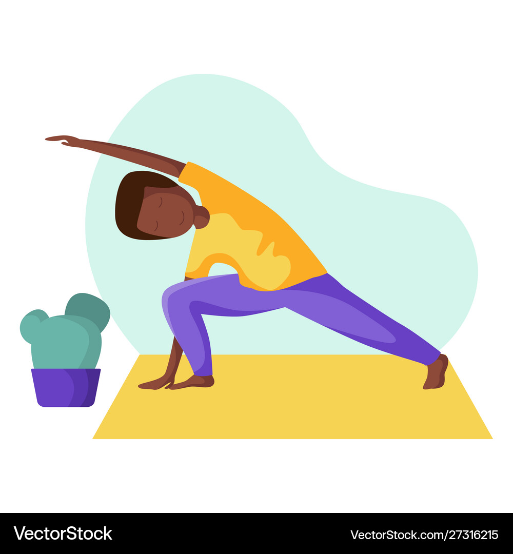 Yoga different people Royalty Free Vector Image