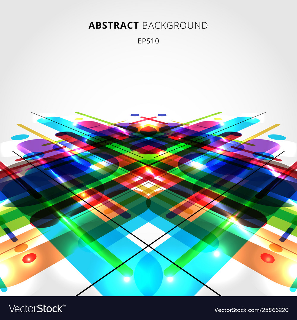 Abstract motion dynamic composition made Vector Image