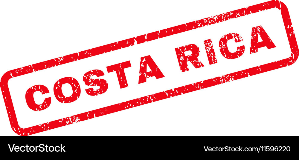Costa Rica Rubber Stamp Royalty Free Vector Image