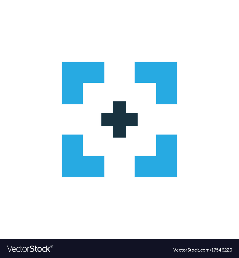 Full screen colorful icon symbol premium quality Vector Image Full screen colorful icon symbol premium quality Vector Image