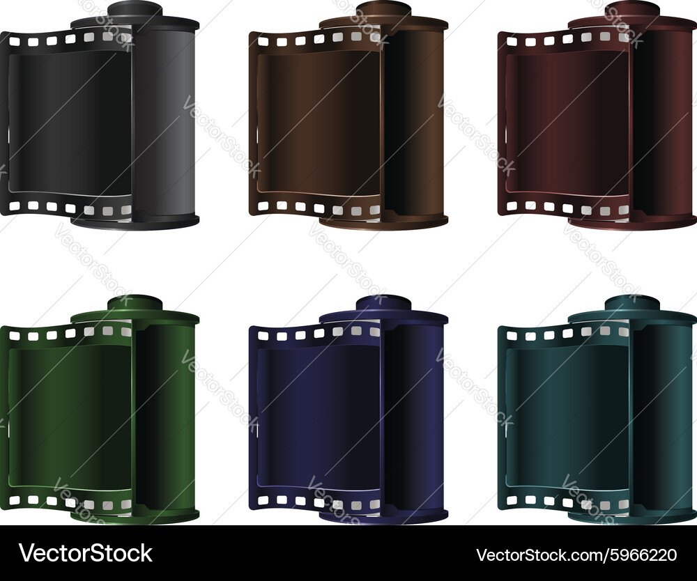 Vintage photo reel Royalty Free Vector Image - VectorStock