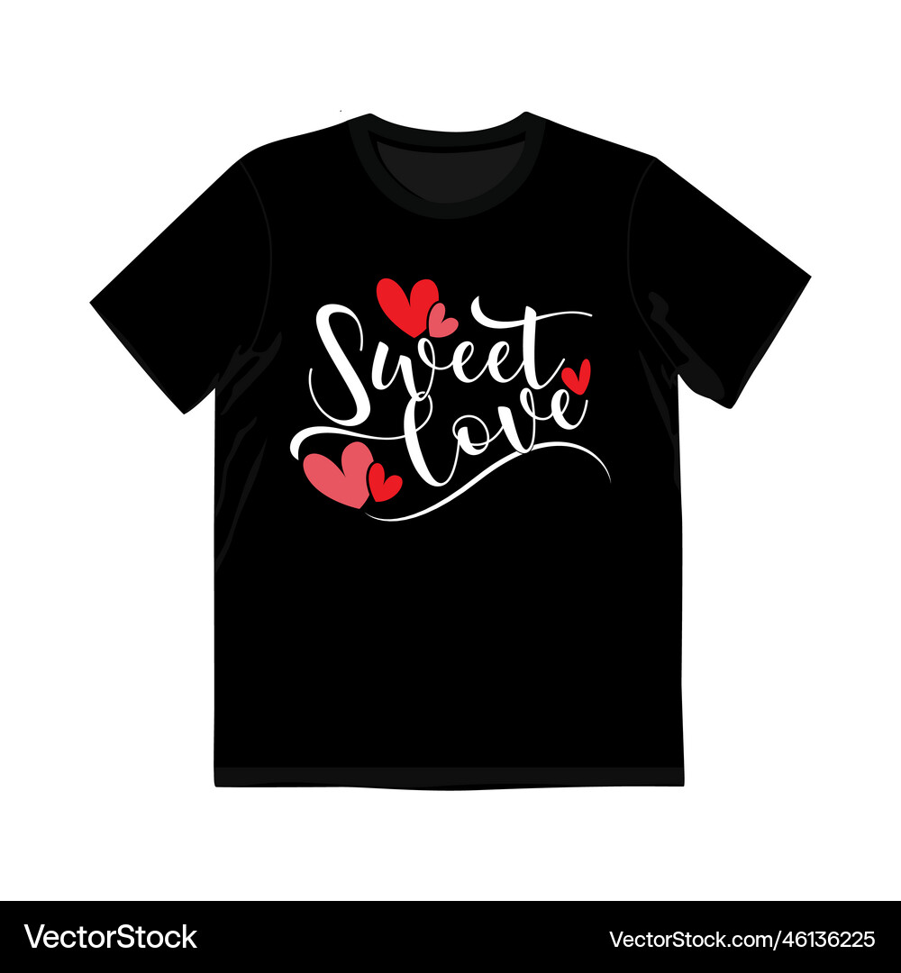 Sweet love graphic design Royalty Free Vector Image