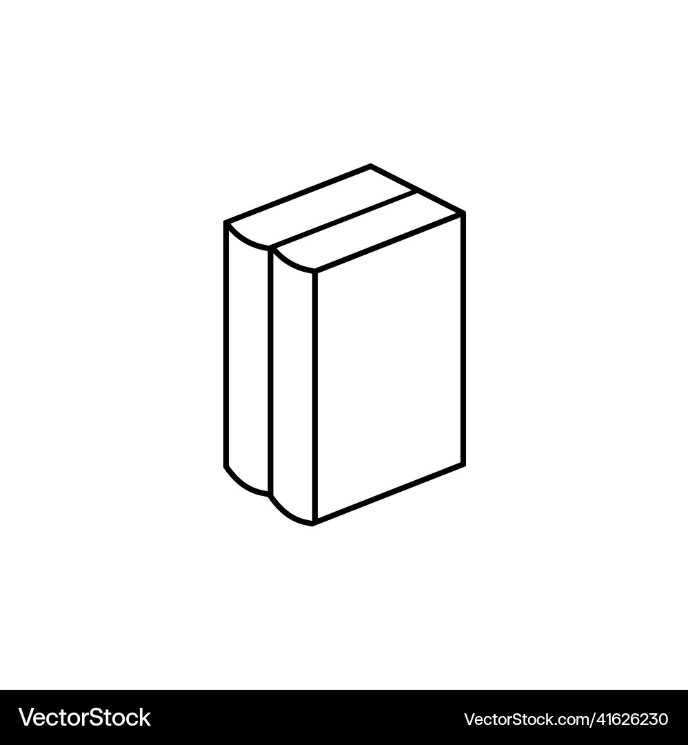 Book line icon for web mobile and infographics Vector Image