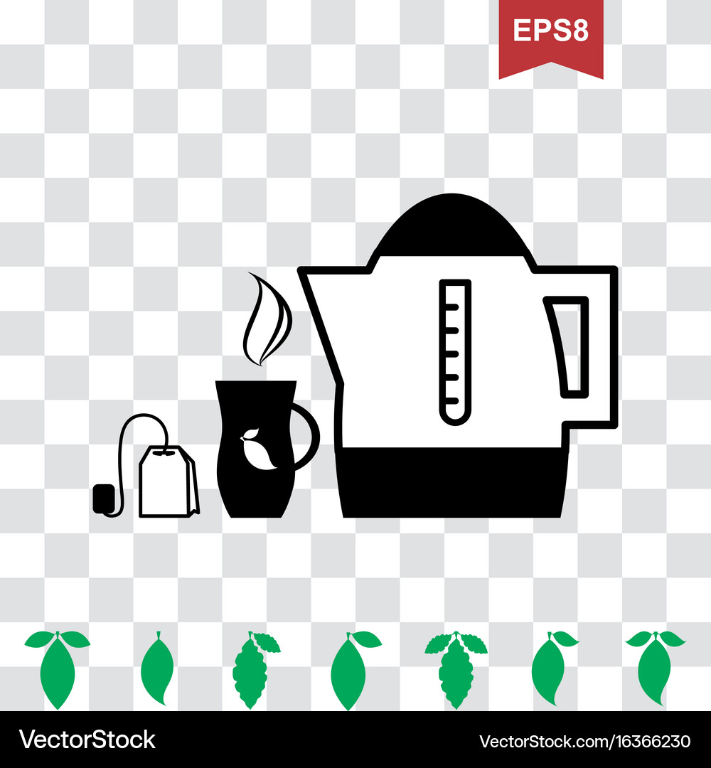 Cup of hot tea icon Royalty Free Vector Image - VectorStock
