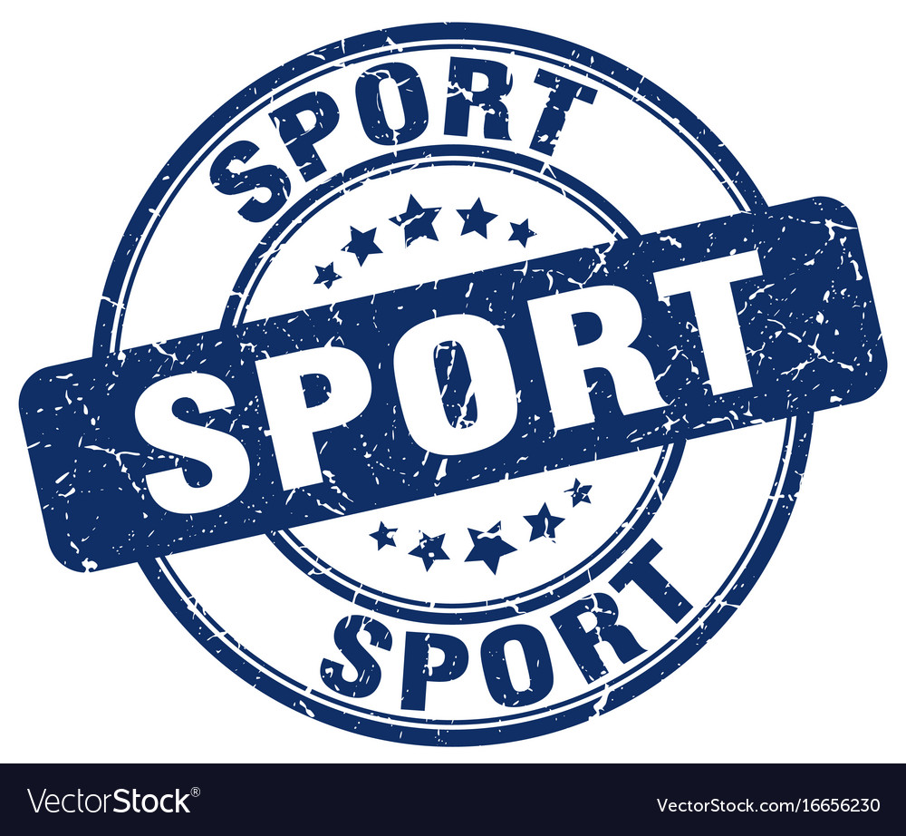 Sport stamp Royalty Free Vector Image - VectorStock