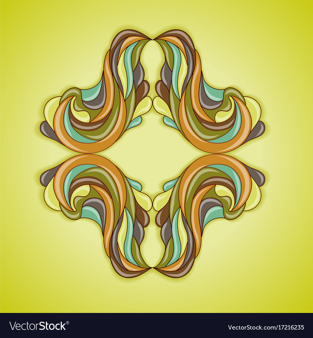 Abstract colorful frame Royalty Free Vector Image