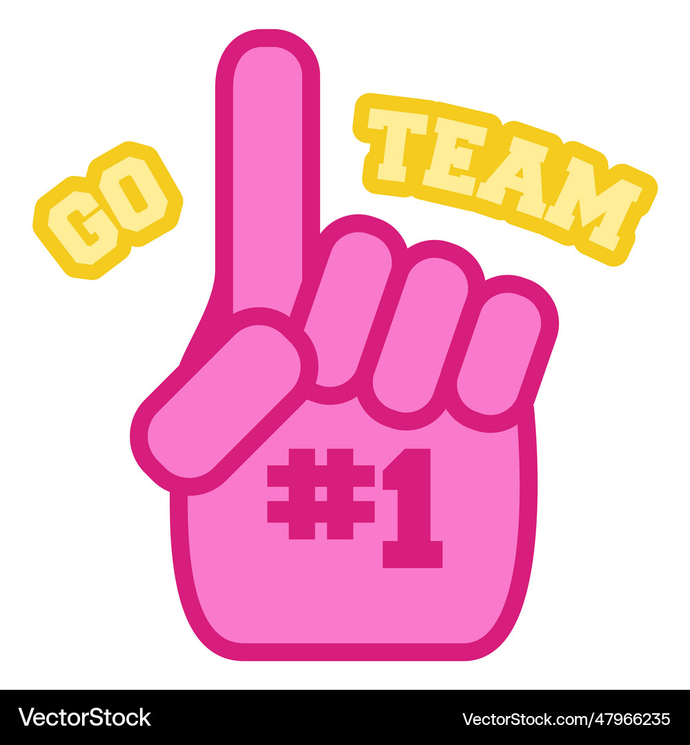 Cheerleading lettering go team Royalty Free Vector Image