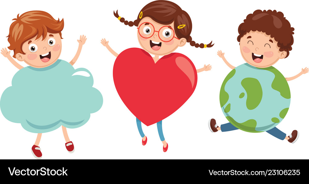Kids art Royalty Free Vector Image - VectorStock