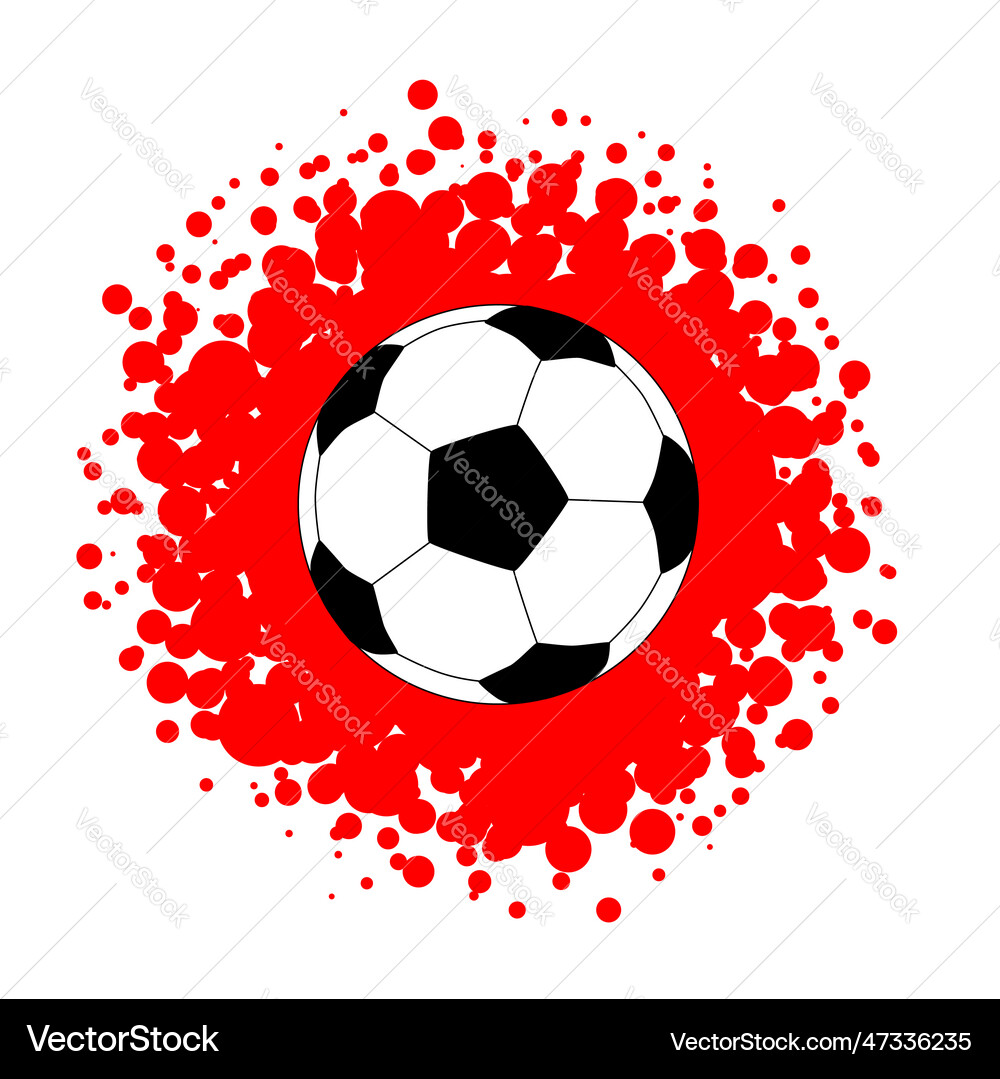 Splatter football Royalty Free Vector Image - VectorStock