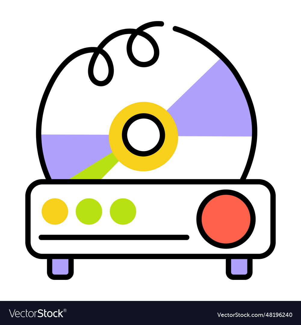 Cd player Royalty Free Vector Image - VectorStock
