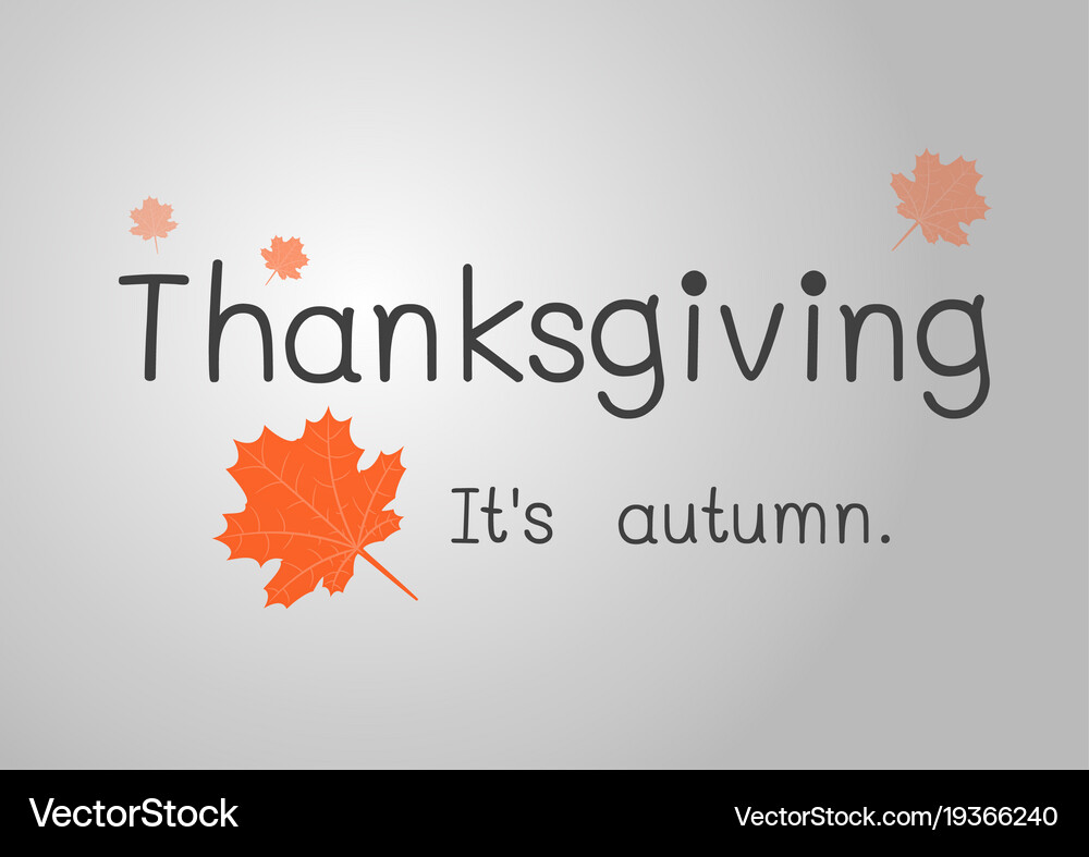 Happy thanksgiving with art text design Royalty Free Vector
