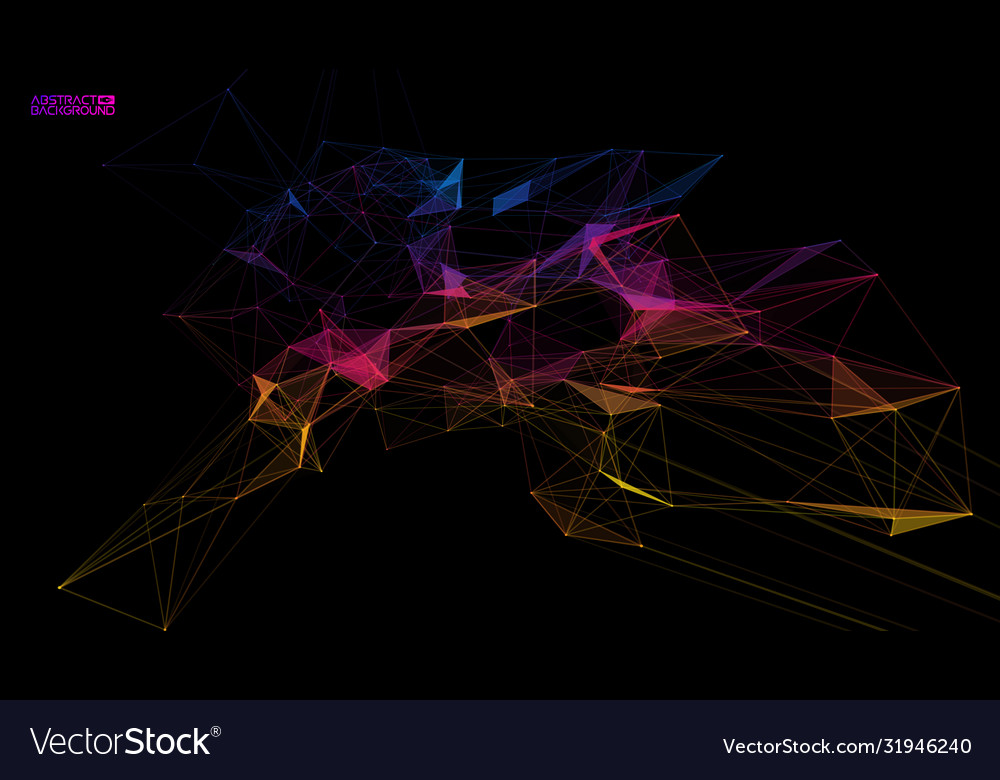 Network background abstract connect technology Vector Image