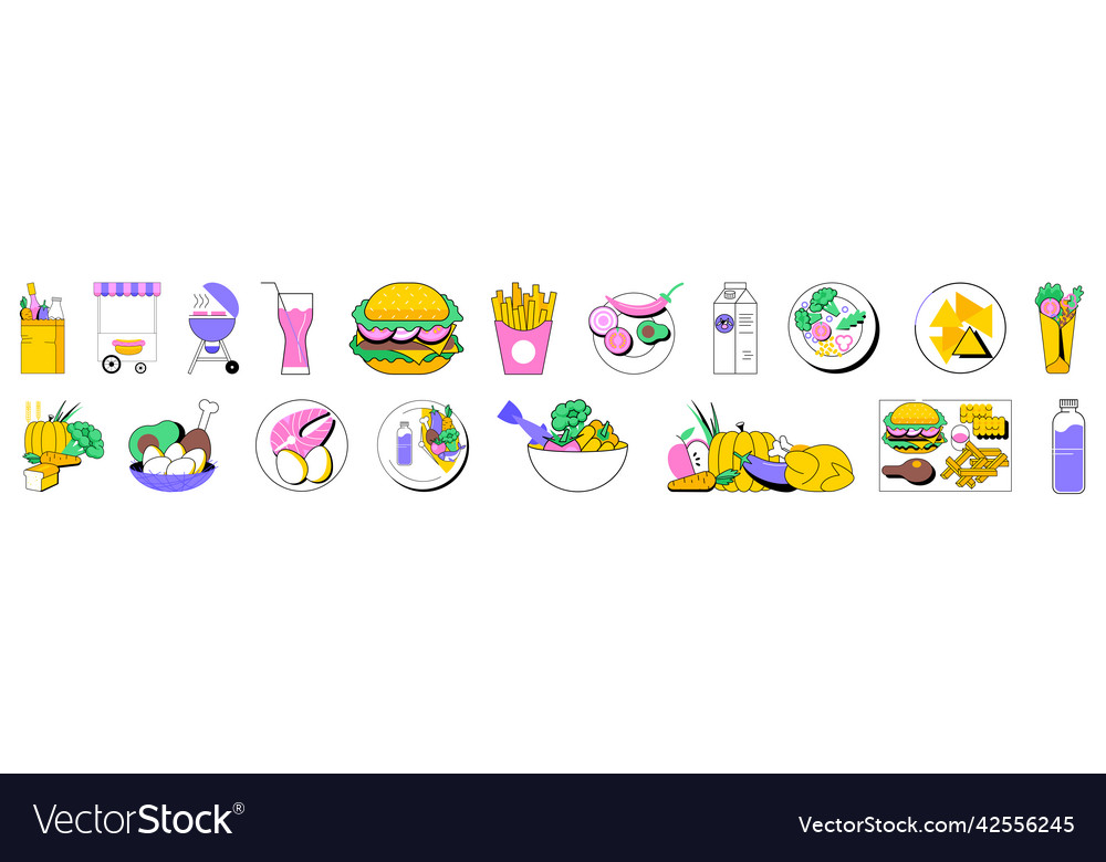 Nutrition and diet Royalty Free Vector Image - VectorStock