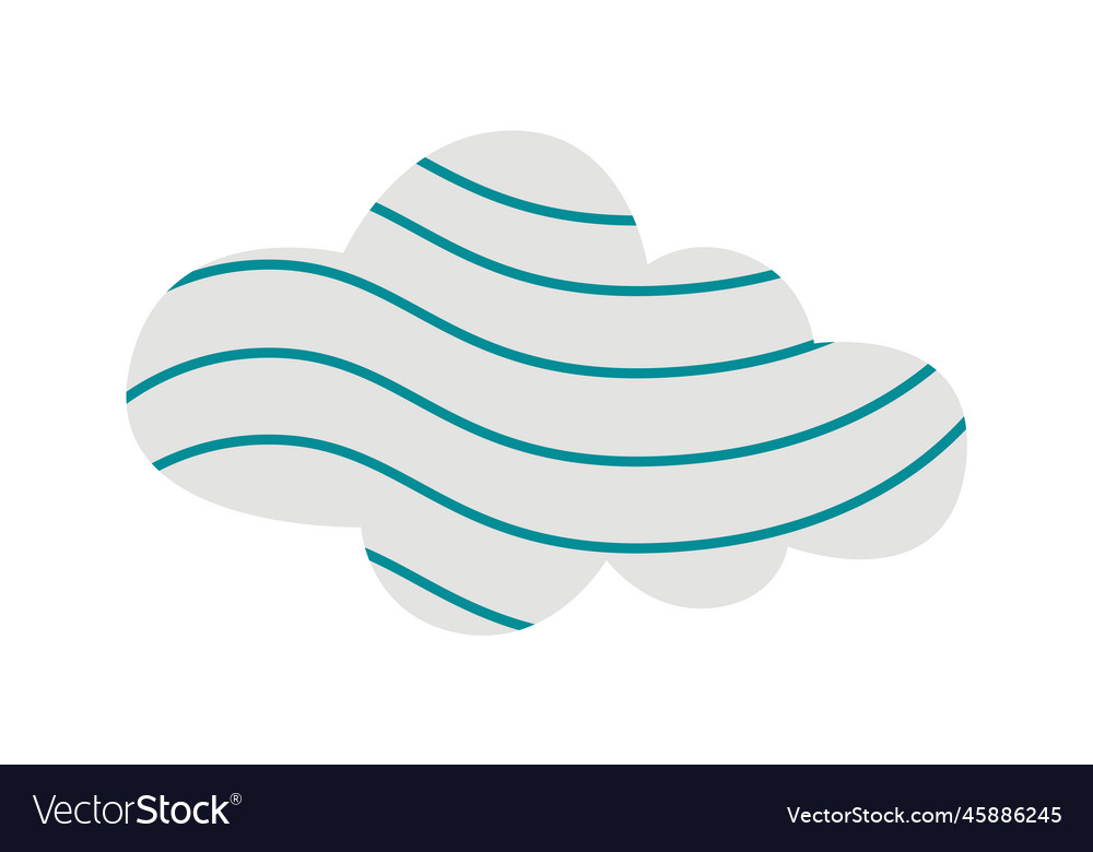 Summer abstract element flat icon cloud Royalty Free Vector Summer abstract element flat icon cloud Royalty Free Vector