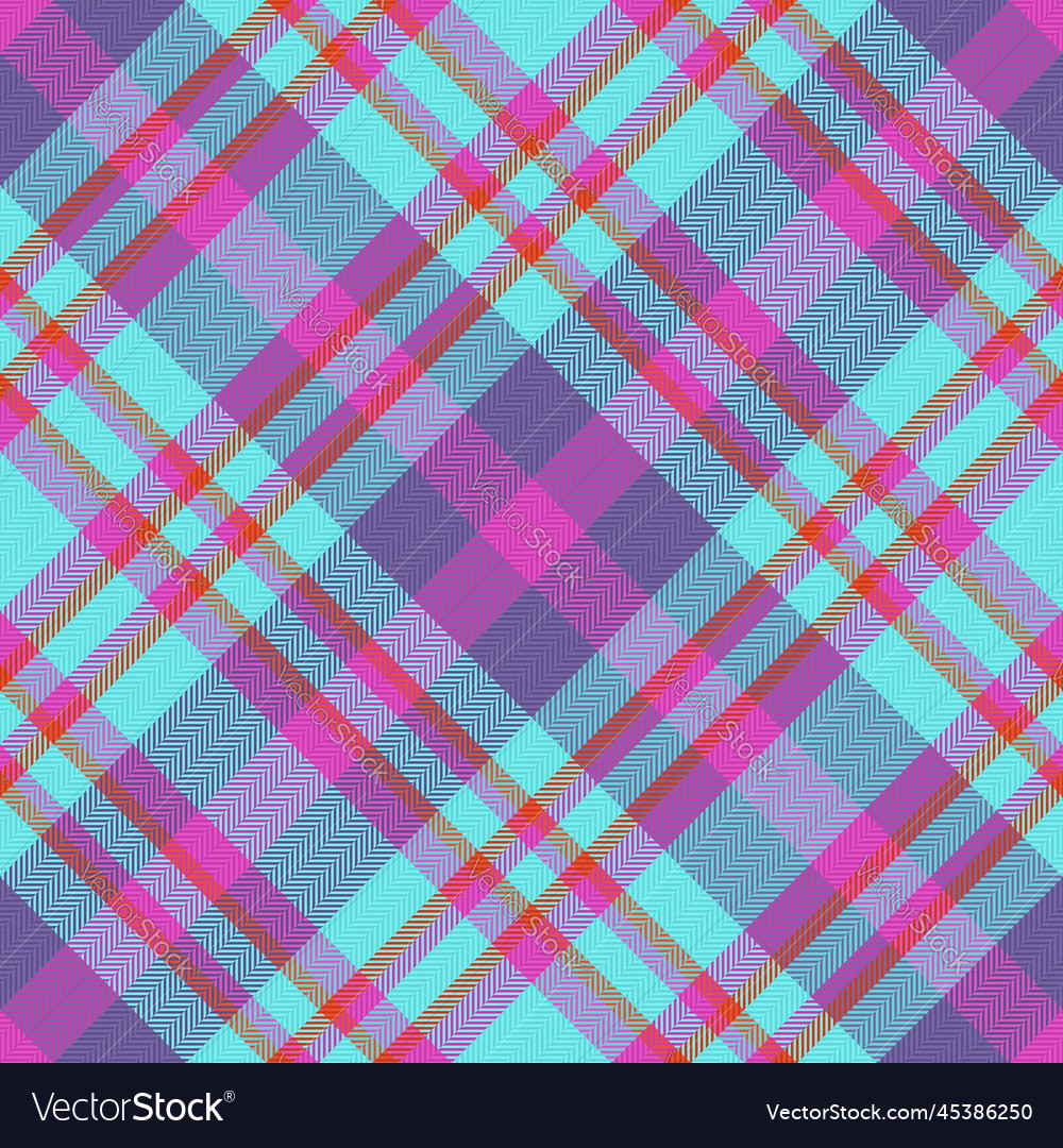 Fabric background pattern textile tartan Vector Image