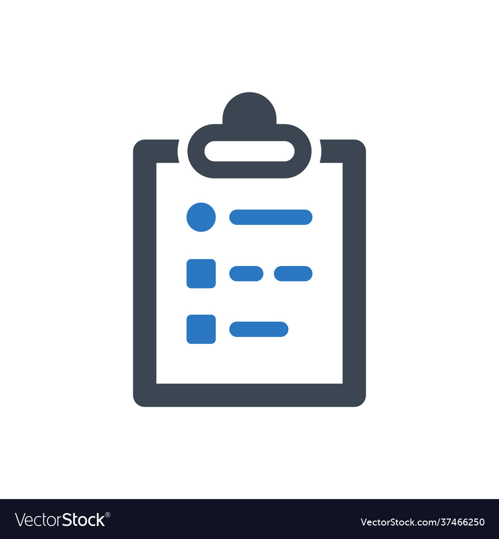 Questionnaire Icon Vector Questionnaire Icon Vector