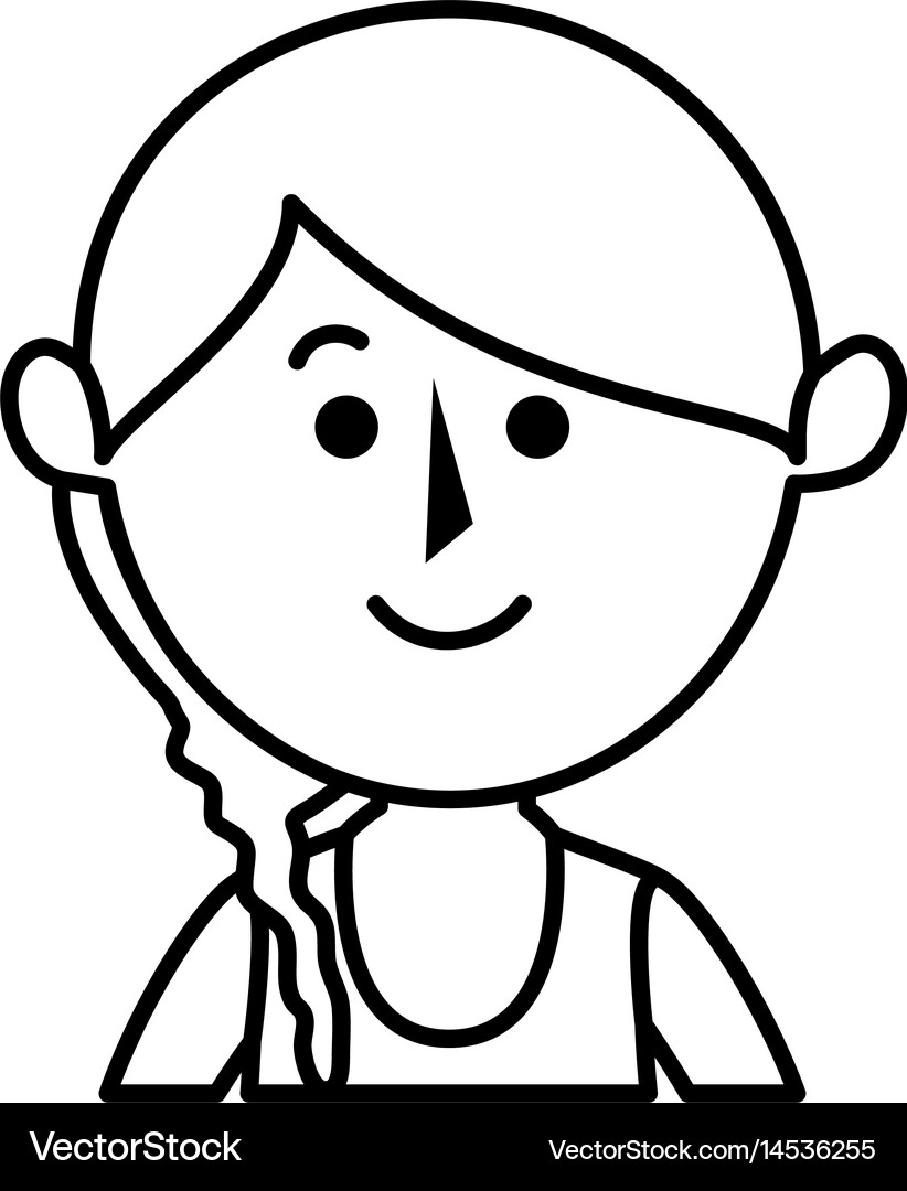 Beautiful mother avatar character Royalty Free Vector Image