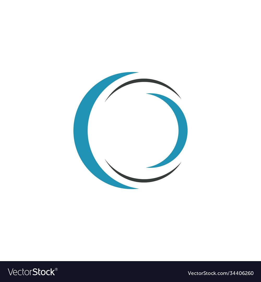 Abstract Circle Ring Logo Royalty Free Vector Image