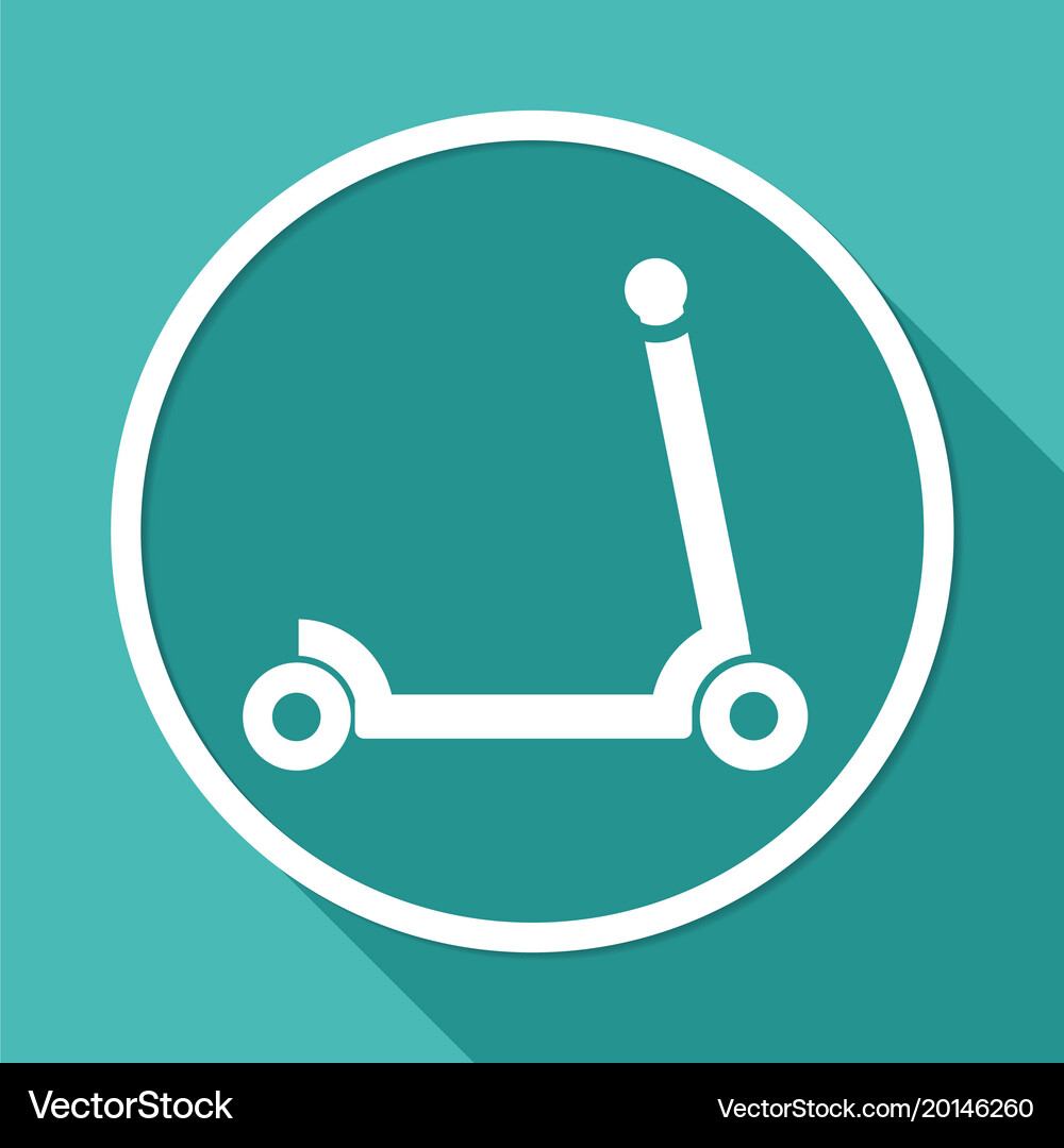 Scooter for children icon Royalty Free Vector Image