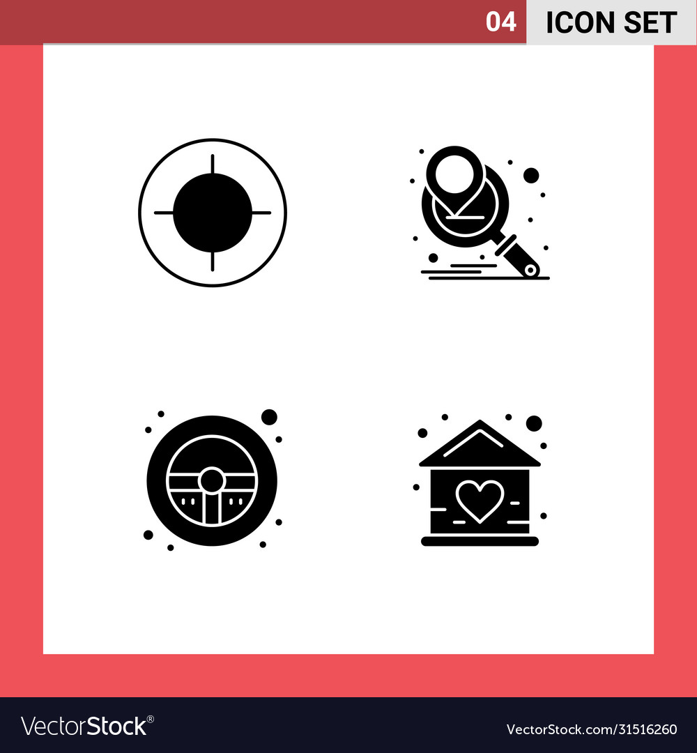Stock icon pack line signs and symbols for Vector Image