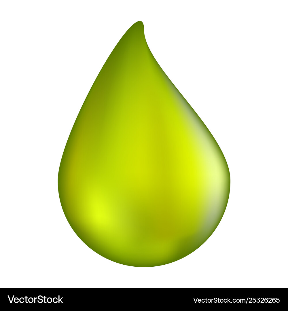 Acid drop symbol icon design isolated on white Vector Image