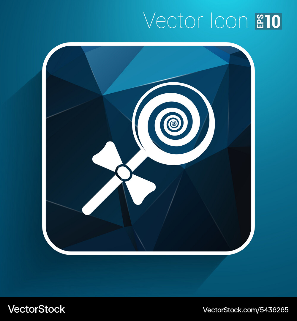 Candy lollipop logo symbol icon graphic Royalty Free Vector