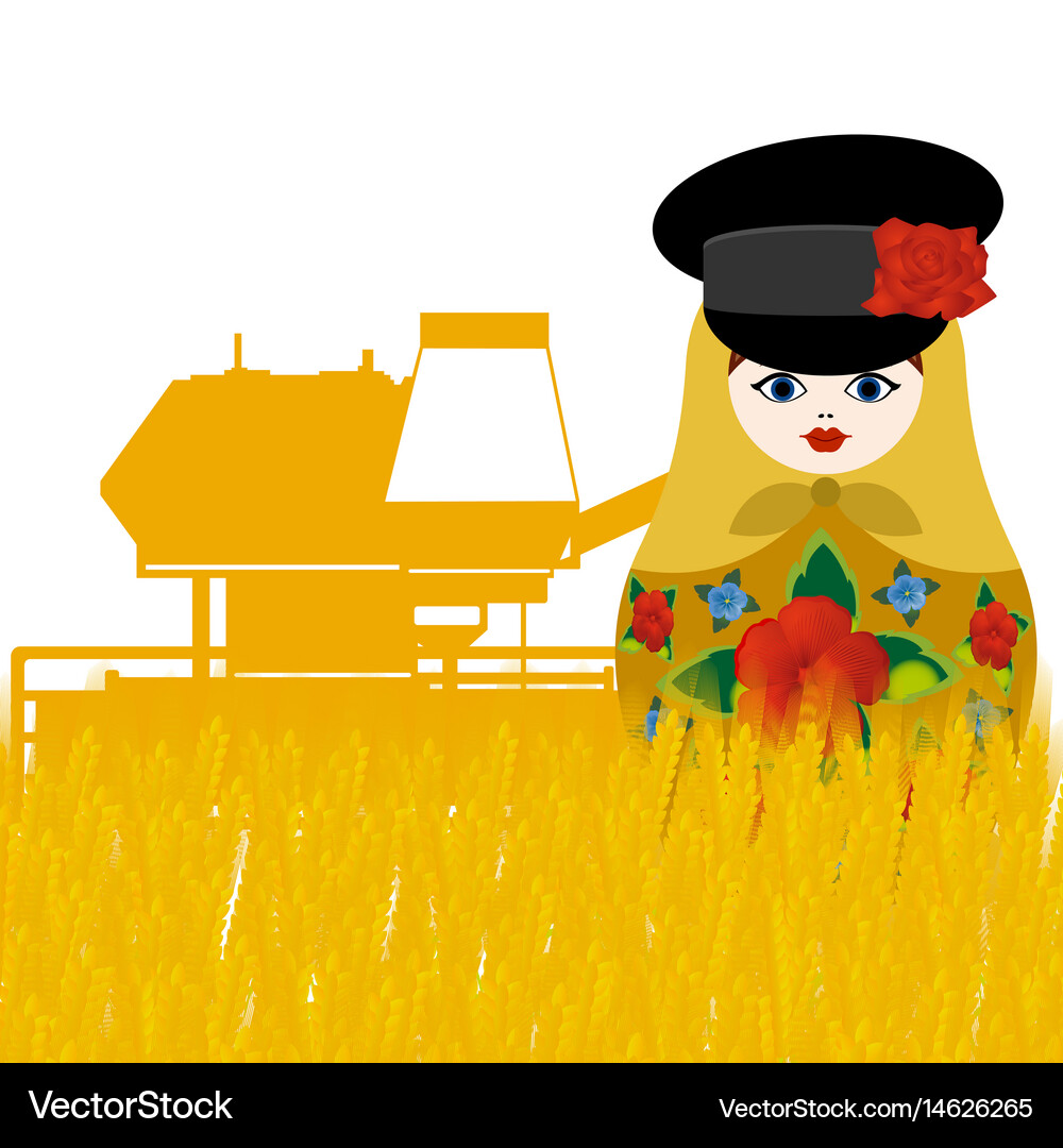 Farm equipment mechanic Royalty Free Vector Image