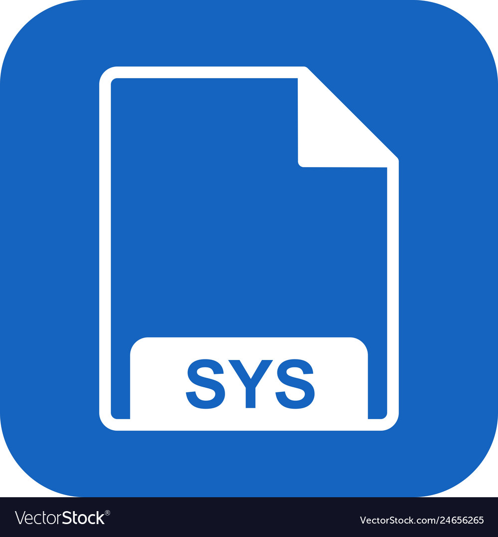 Sys icon Royalty Free Vector Image - VectorStock