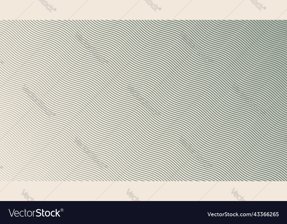 Wavy lines parallel hatching halftone pattern Vector Image