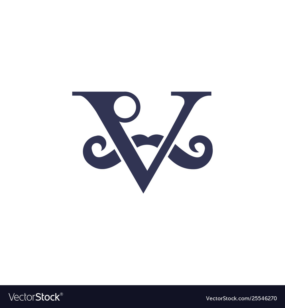 Initials logo template Royalty Free Vector Image