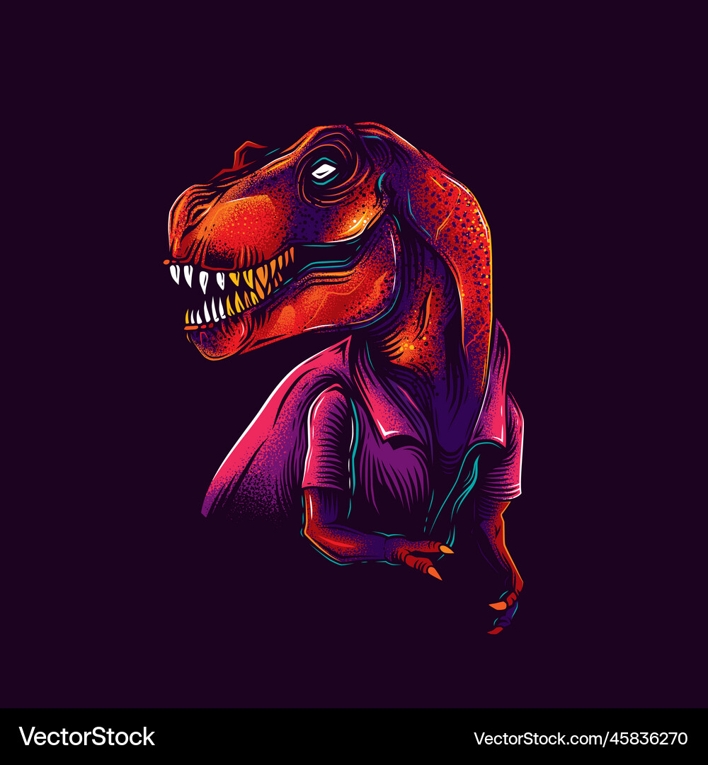 Tyrannosaurus rex Royalty Free Vector Image - VectorStock