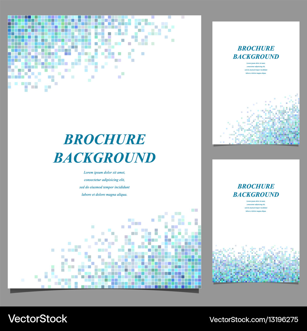 Modern brochure booklet cover template design Vector Image