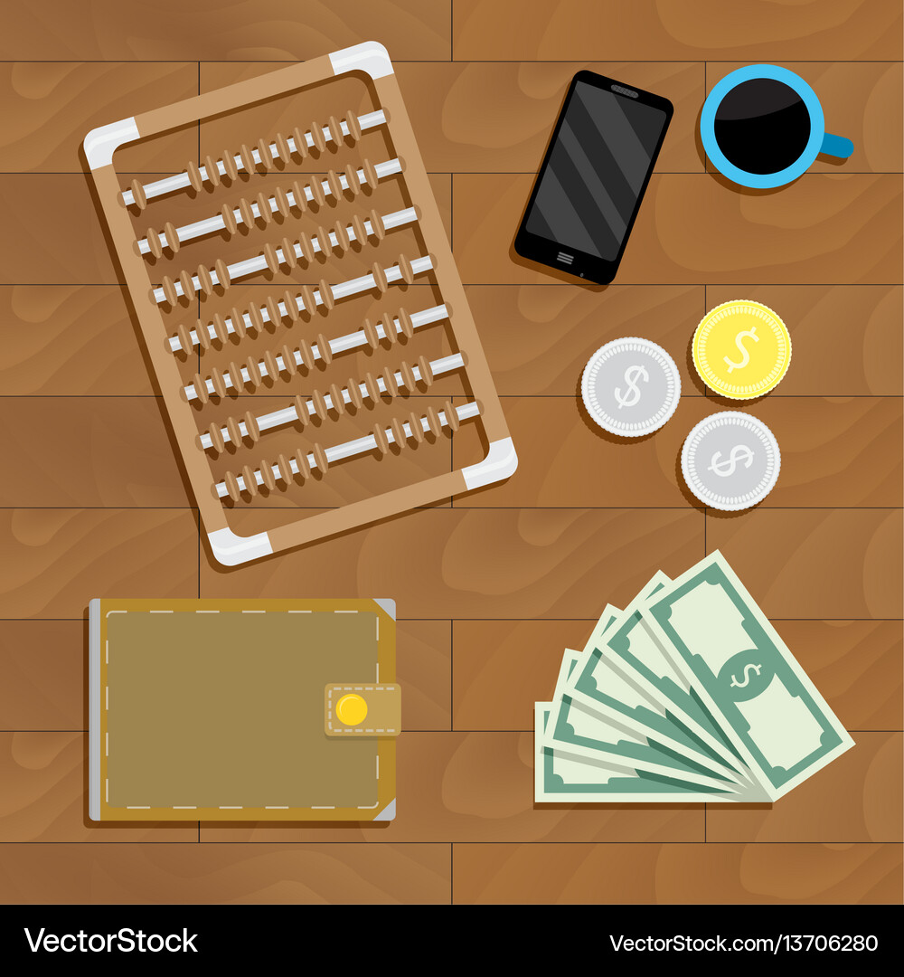 Business financial account Royalty Free Vector Image