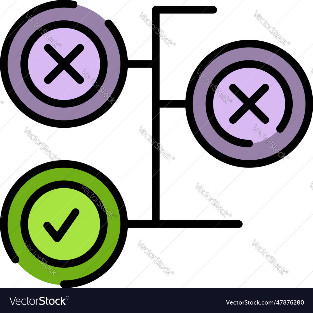 Idea plan icon flat Royalty Free Vector Image - VectorStock