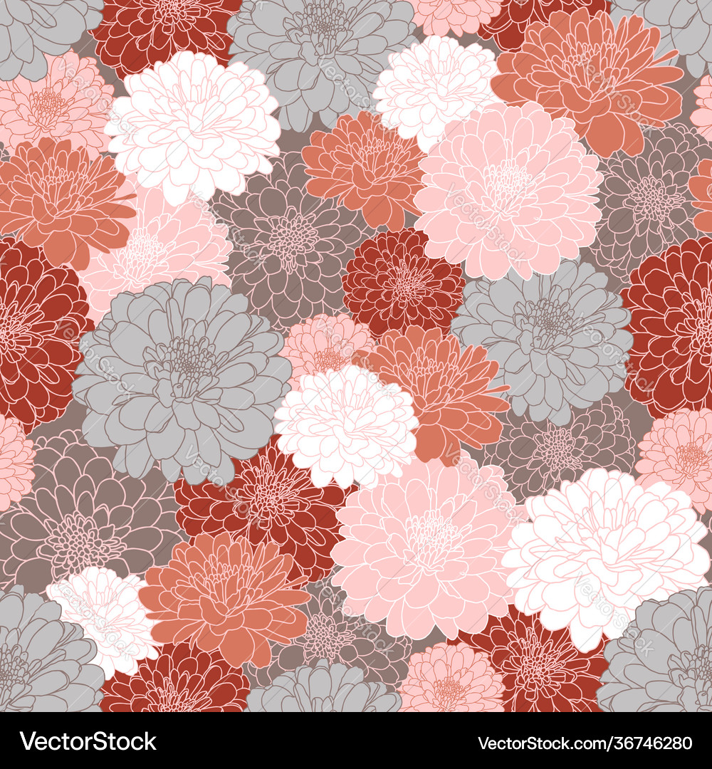 Seamless repeating pattern with hand drawn Vector Image