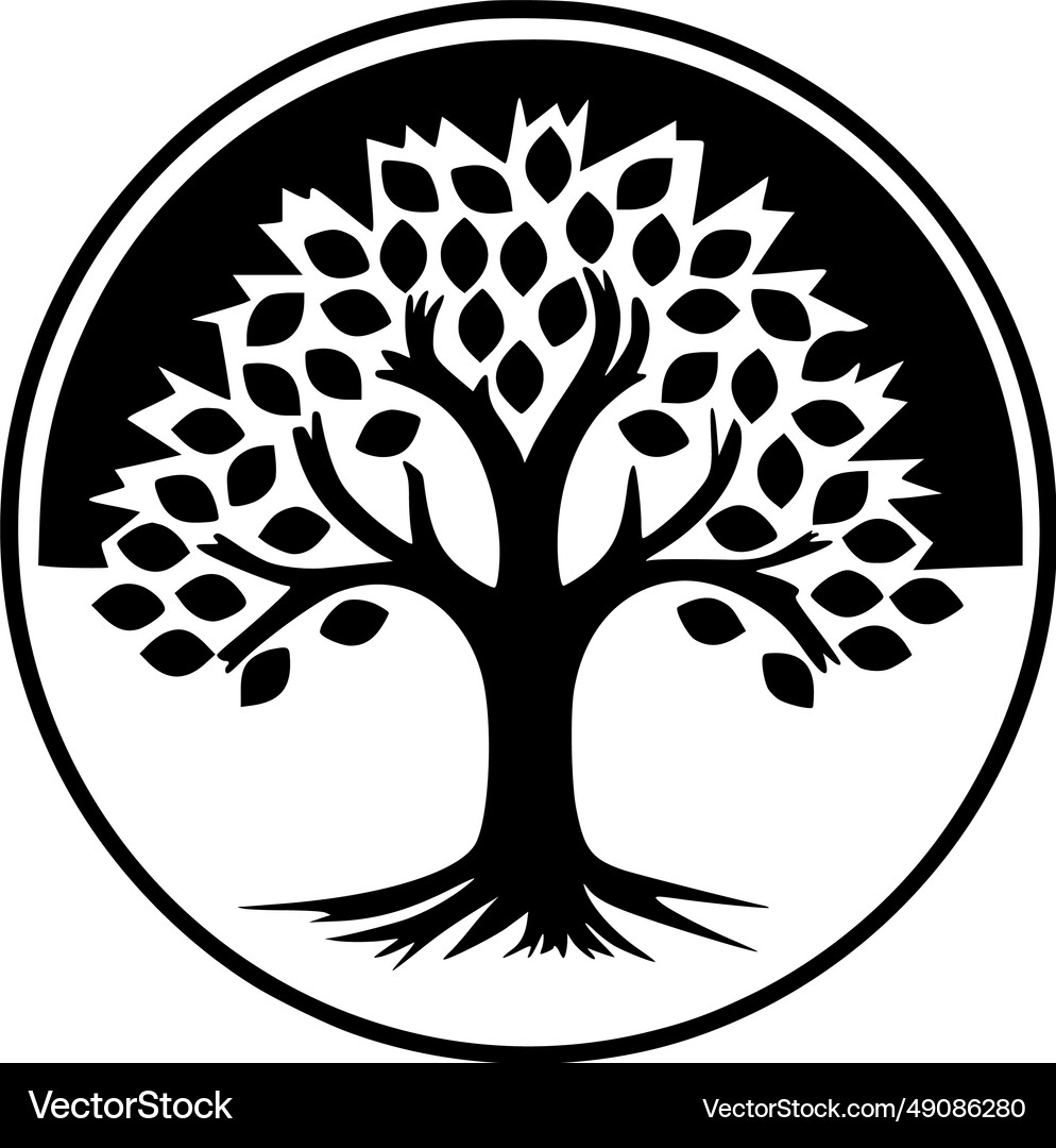 Tree - high quality logo - ideal for t-shirt Vector Image