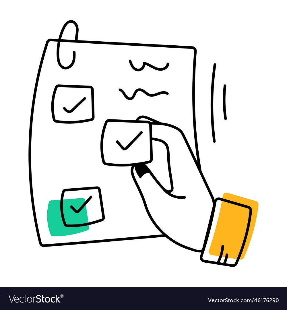 Checklist Royalty Free Vector Image - VectorStock