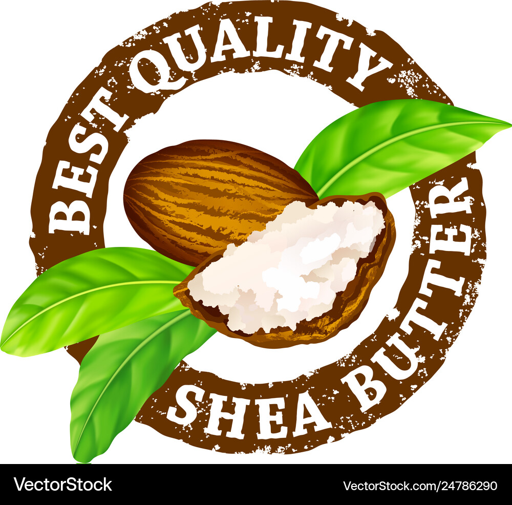 Grunge rubber stamp best quality shea Royalty Free Vector