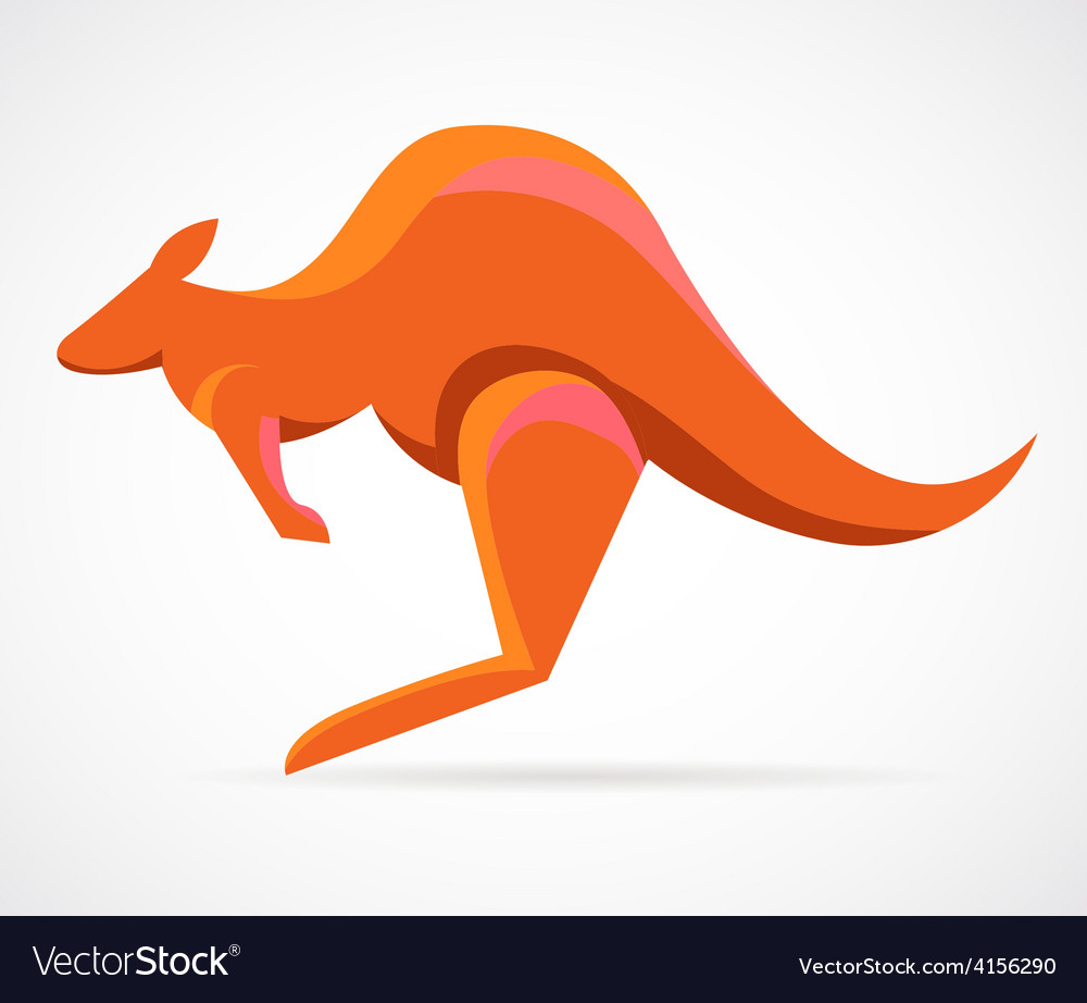 Kangaroo Royalty Free Vector Image - VectorStock