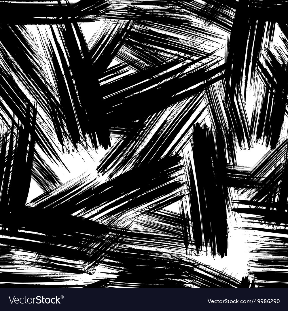 Seamless pattern with hand drawn scribble smears Vector Image