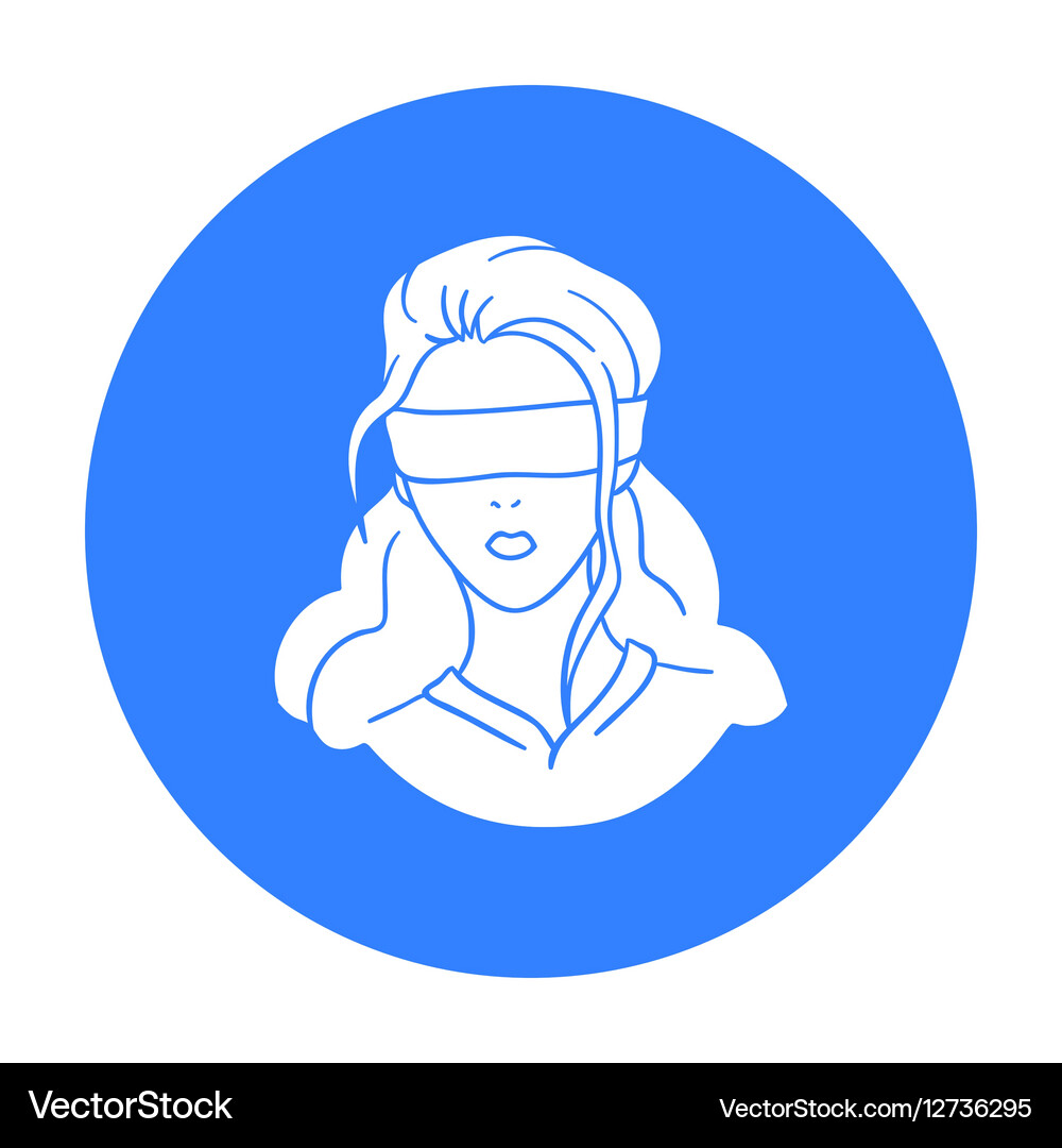 Hostage icon in black style isolated on white Vector Image