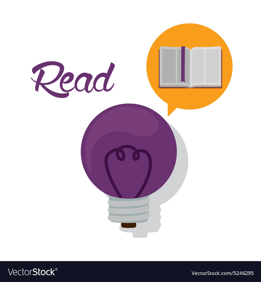 Read design Royalty Free Vector Image - VectorStock