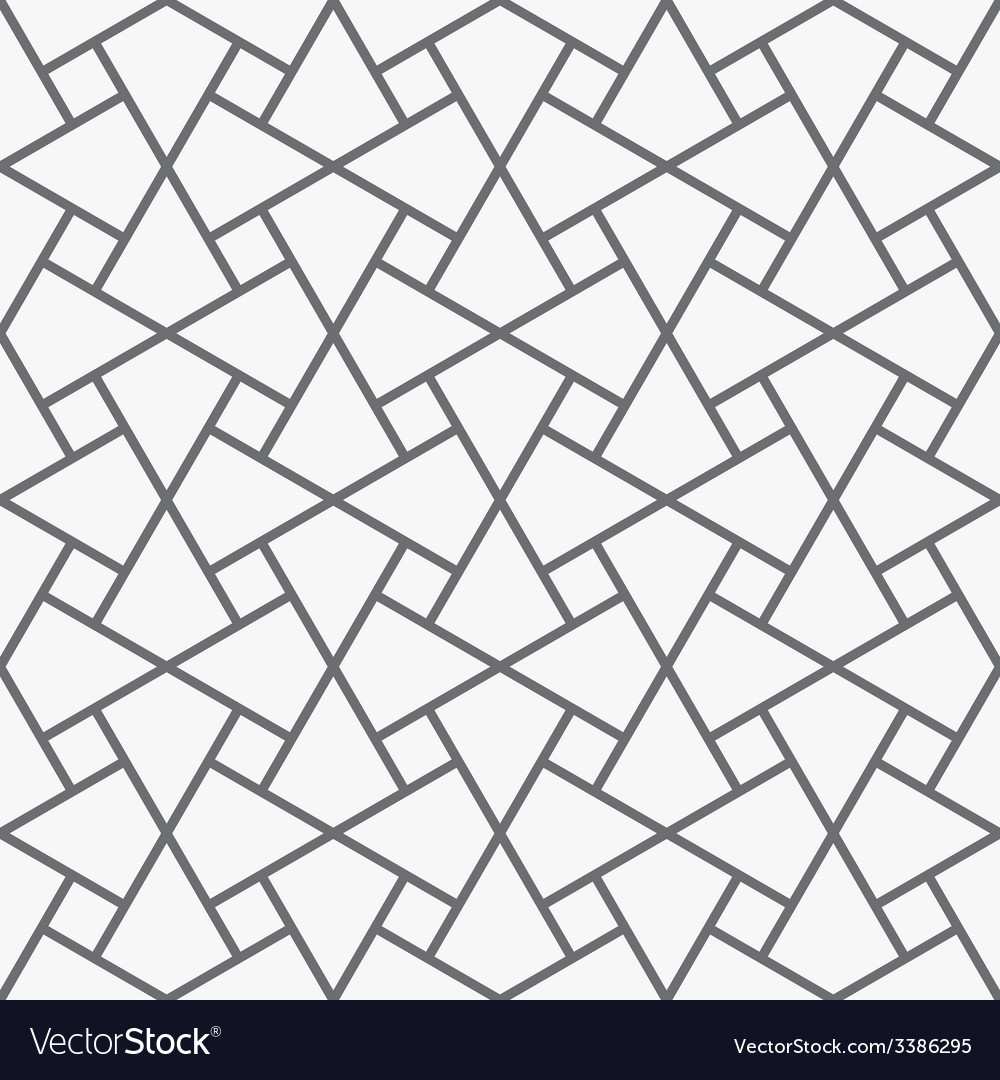 Seamless arabic pattern Royalty Free Vector Image