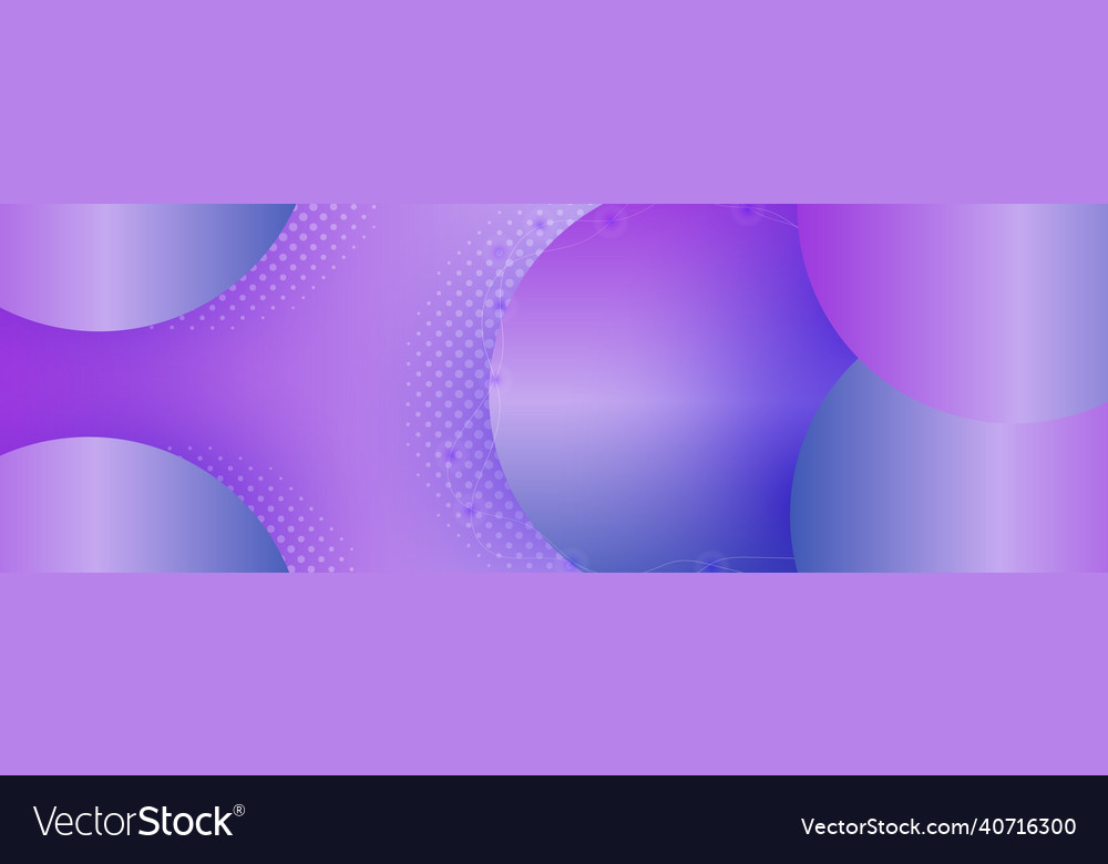 Purple banner templates designed for the web Vector Image