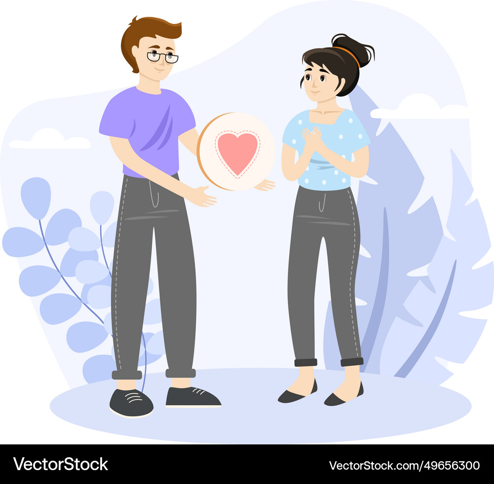 Trust abstract concept business etiquette Vector Image